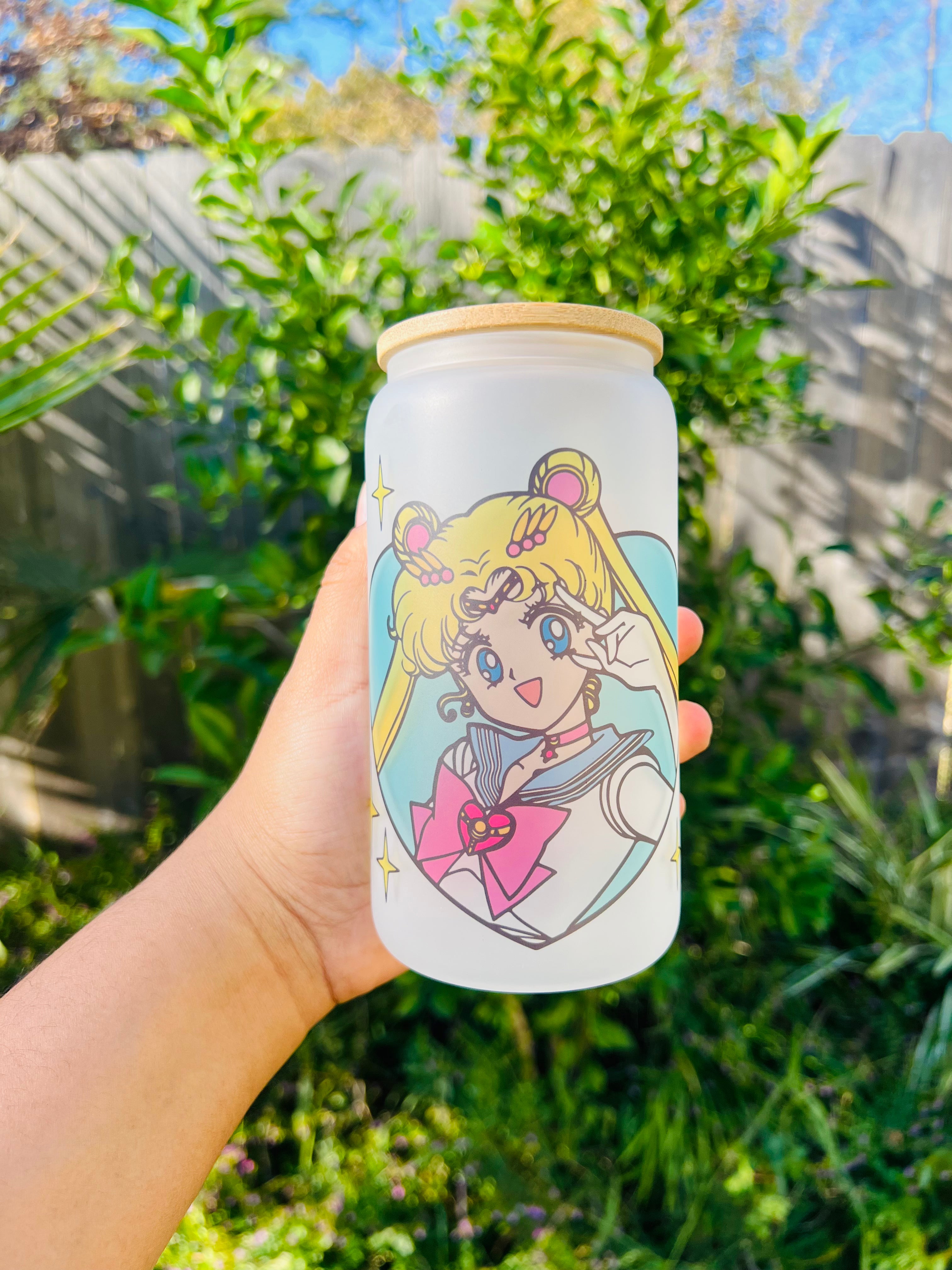 Sailor Moon Glass Can – La Nancy J Creations